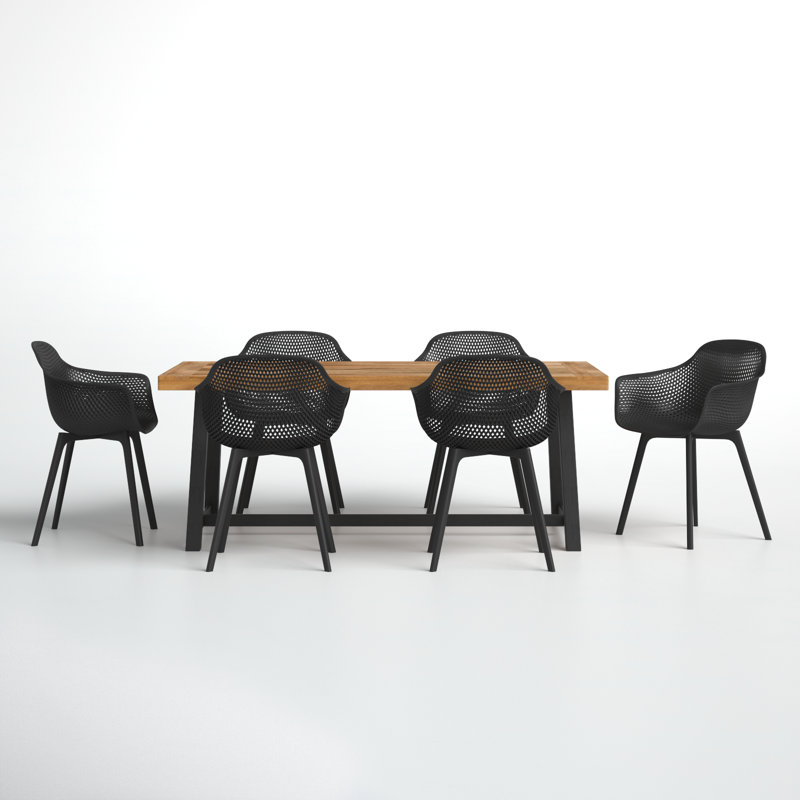 Joss Main Filmore Rectangular 6 Person 70.75 Long Dining Set Reviews Wayfair